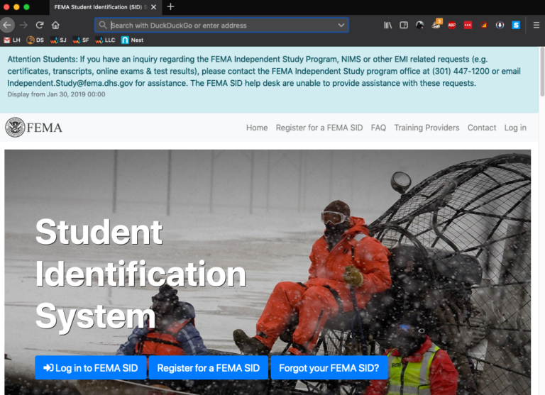 FEMA Certification Walkthrough – Dodge Ridge National Ski Patrol